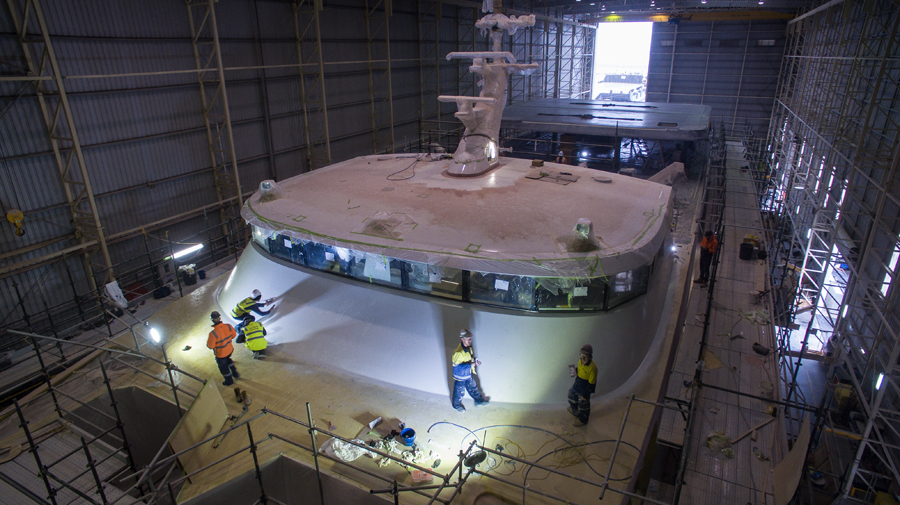 The helideck has landed! Structural completion milestone achieved ...